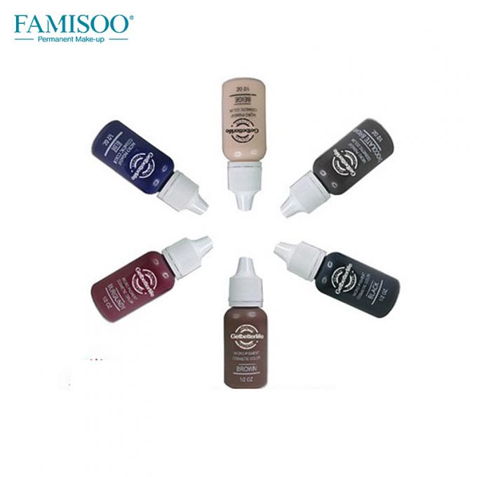 Permanent Makeup Micro Pigment Ink 23 Colors For Microblading Eyebrow / Lip